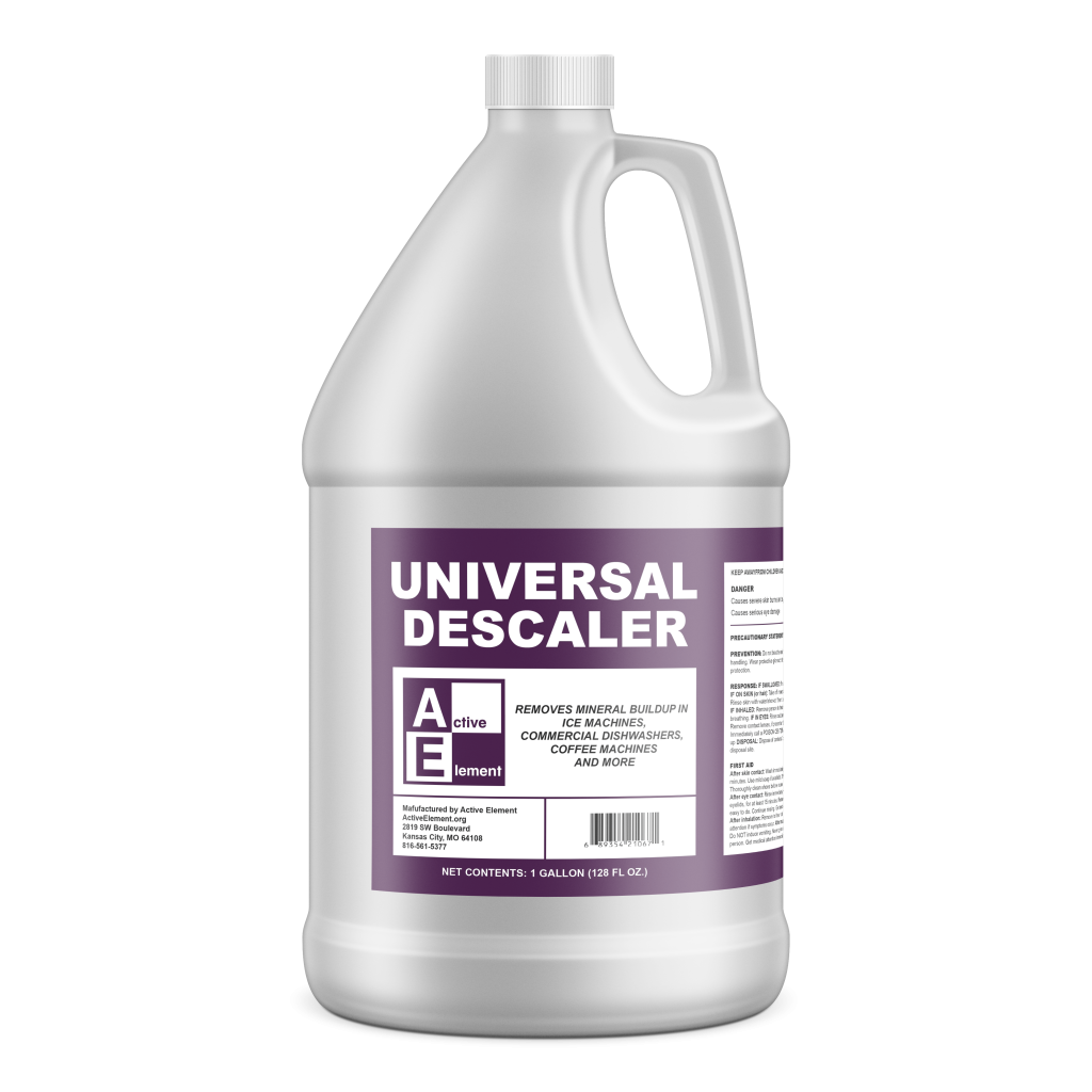 Universal Descaler (1-gallons), Commercial Grade Delimer - Active Element